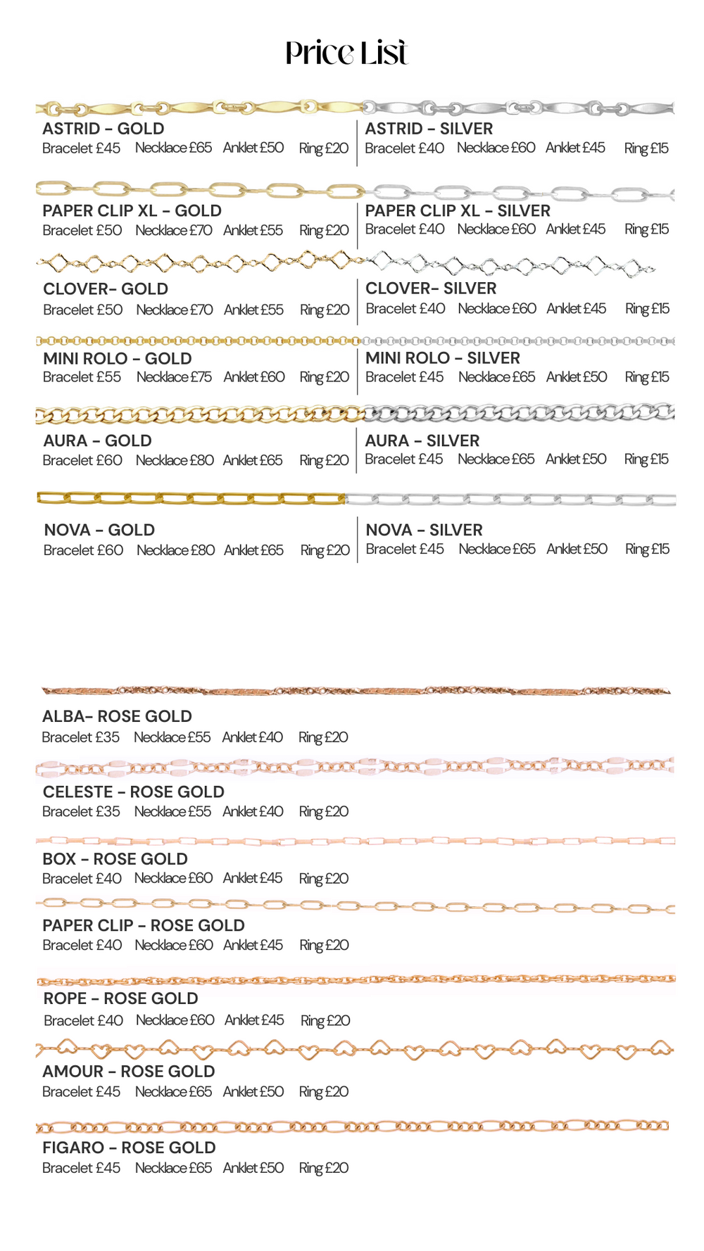 Permanent Jewellery – Aureli